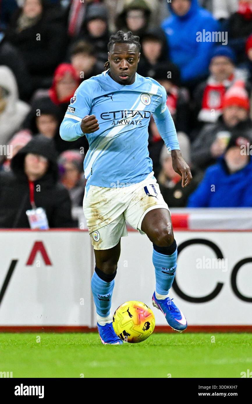 Jérémy Doku of Manchester City during the Premier League match between ...