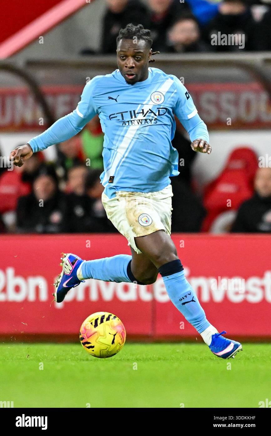 Jérémy Doku of Manchester City during the Premier League match between ...