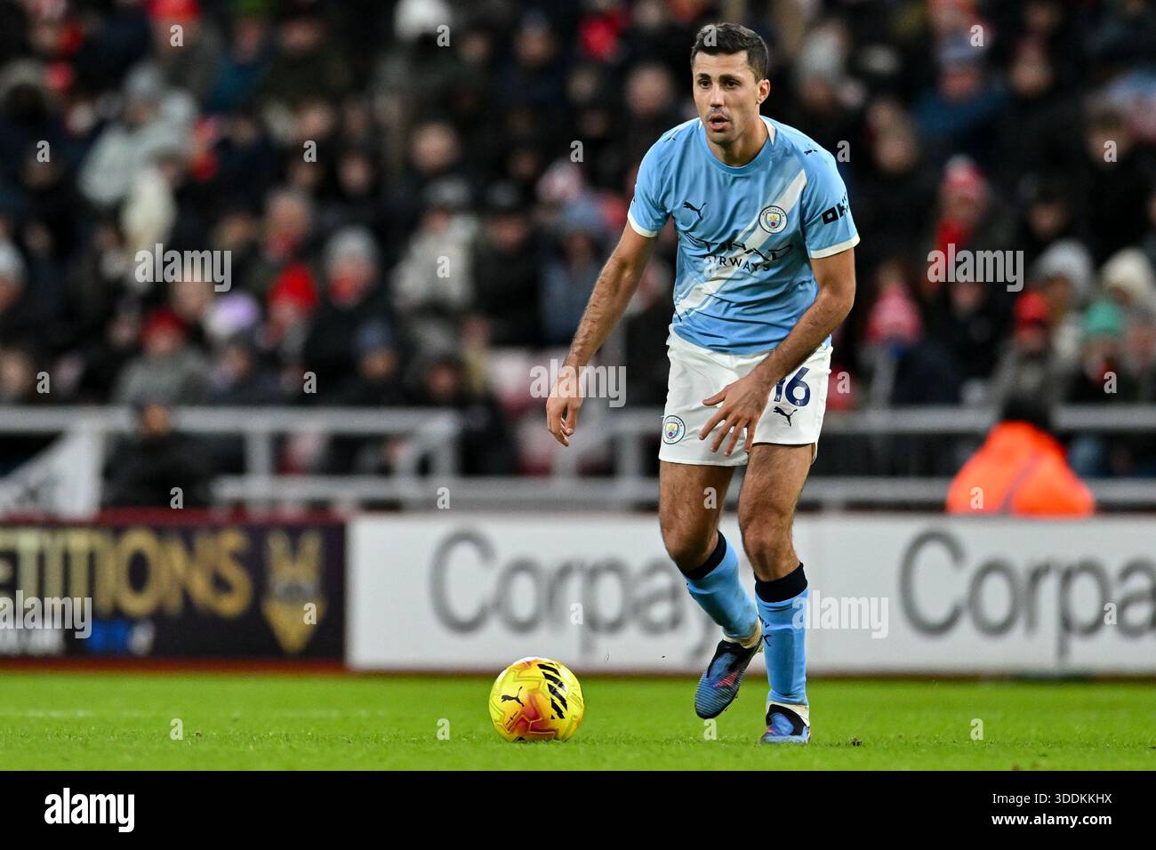Rodri of Manchester City during the Premier League match between ...