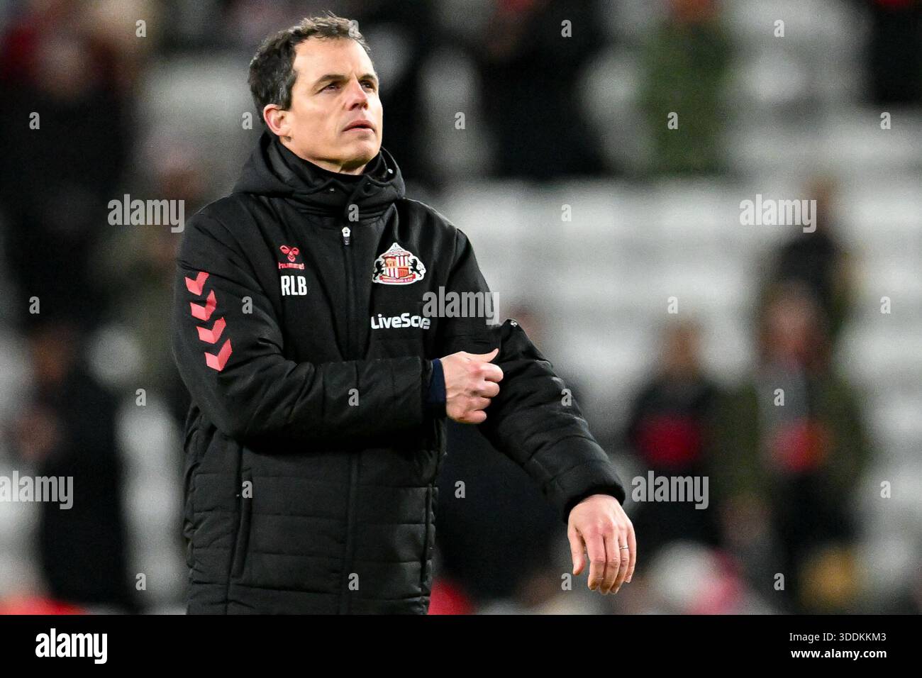 Régis Le Bris Manager of Sunderland FC during the Premier League match ...