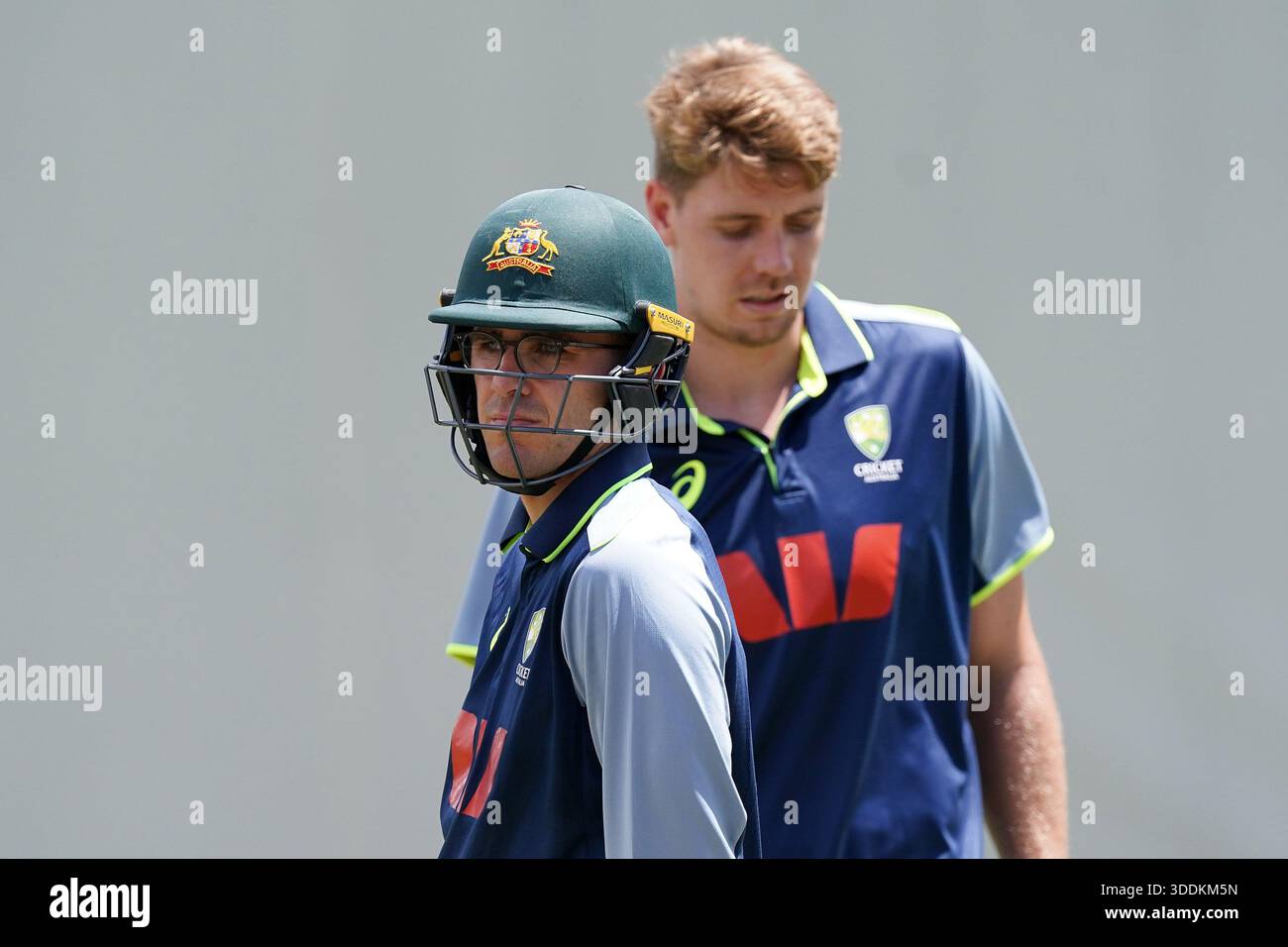 Australia's Todd Murphy (left) and Australia's Cameron Green (right ...