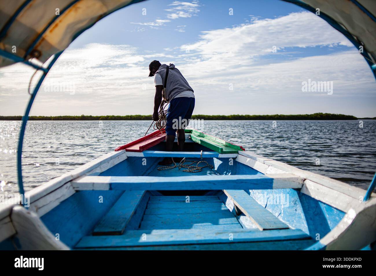 December 25, 2025, Mar Lodj, Senegal: Boat trip on the Sine-Saloum ...