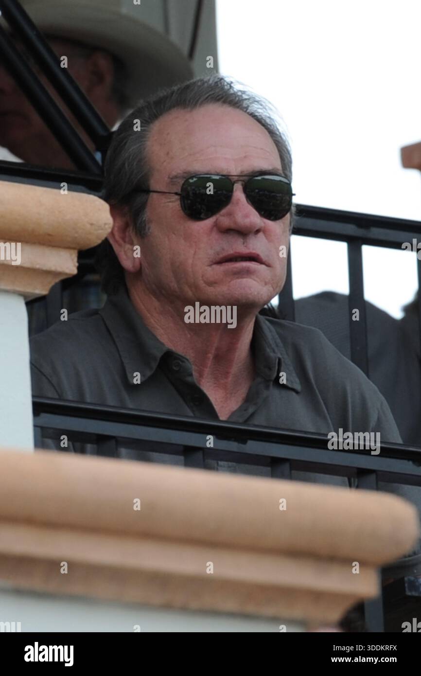PALM BEACH, FL - MARCH 21:Tommy Lee Jones at the Palm Beach Polo Club ...