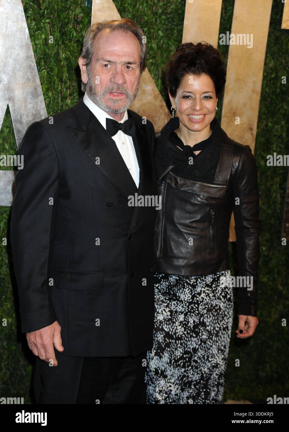 WEST HOLLYWOOD, CA - FEBRUARY 24: Tommy Lee Jones Dawn Laurel-Jones ...