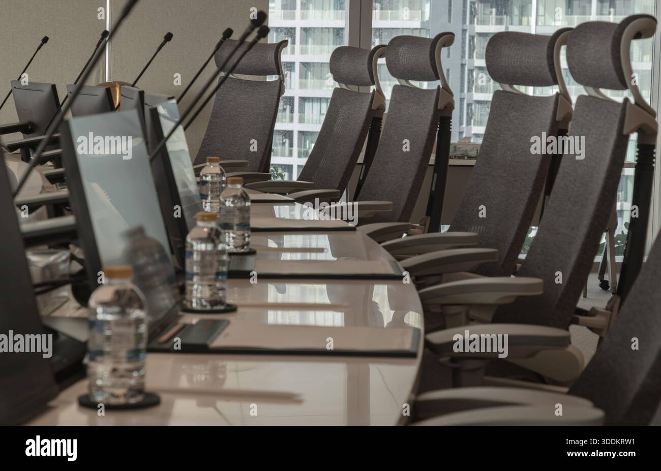 Bangkok, Thailand - 11 Oct, 2025 - The modern conference room features ...