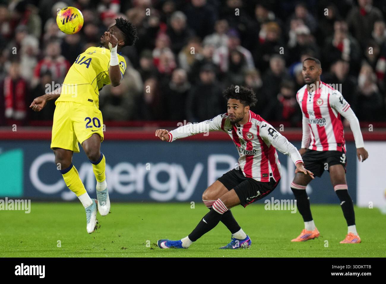 Mohammed Kudus of Tottenham Hotspur during the Premier League match ...