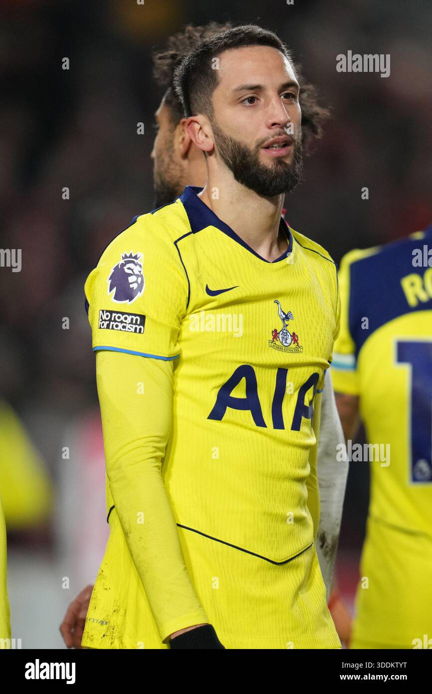 Rodrigo Bentancur of Tottenham Hotspur during the Premier League match ...
