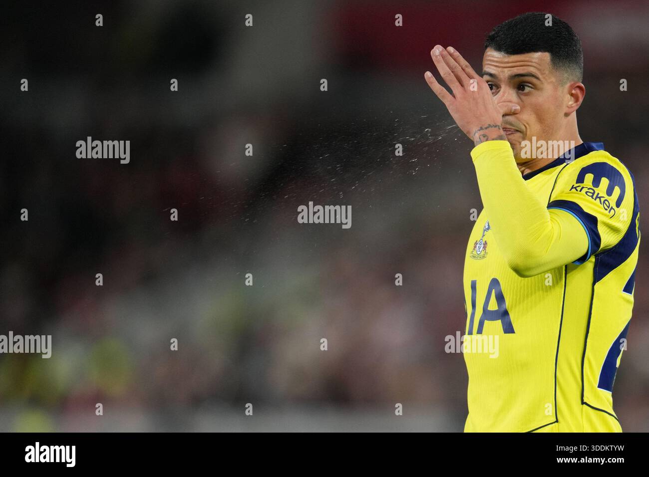 Pedro Porro of Tottenham Hotspur during the Premier League match ...