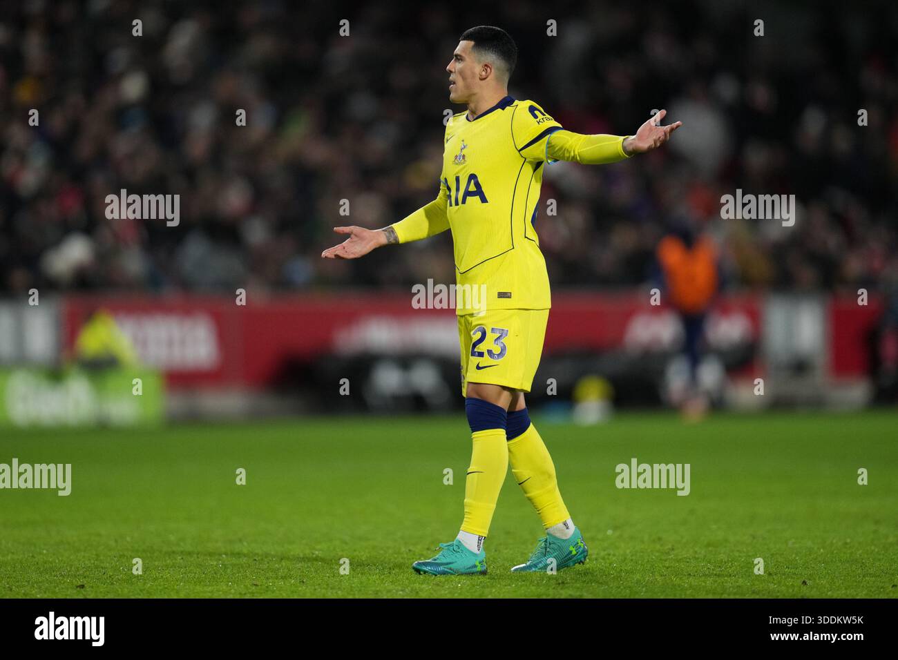 Pedro Porro of Tottenham Hotspur during the Premier League match ...