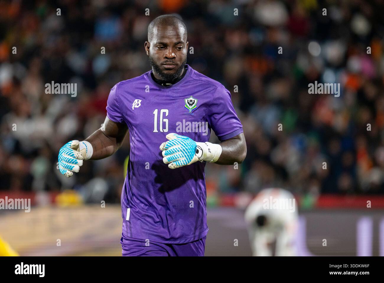 François Bekale of Gabon during the Africa Cup of Nations (CAN) 2025 ...