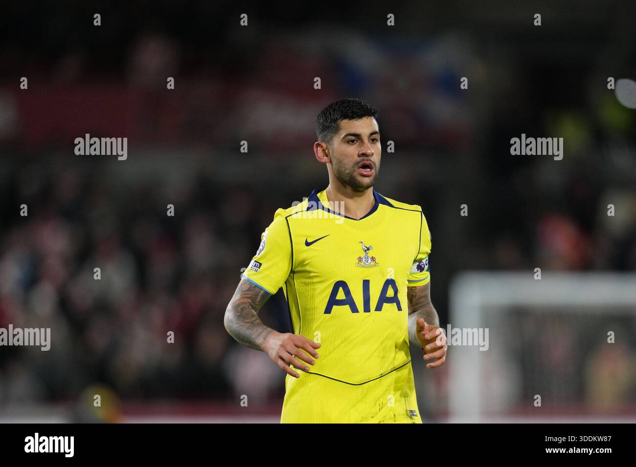 Cristian Romero of Tottenham Hotspur during the Premier League match ...