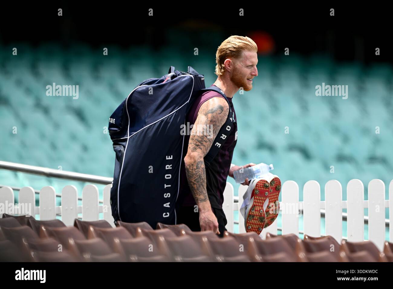 Ben Stokes during an England Cricket team training session, at the SCG ...