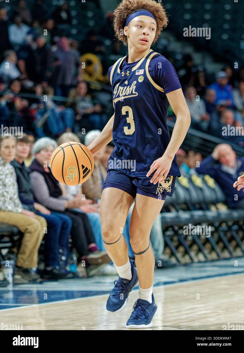 January 1, 2026: Notre Dame's Hannah Hidalgo controls the ball during ...