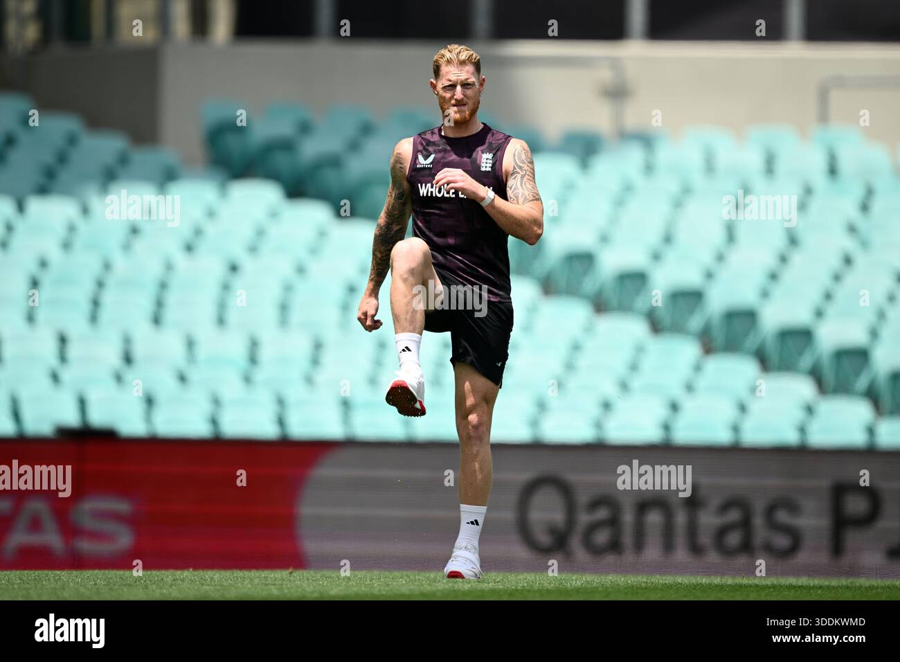 Ben Stokes during an England Cricket team training session, at the SCG ...
