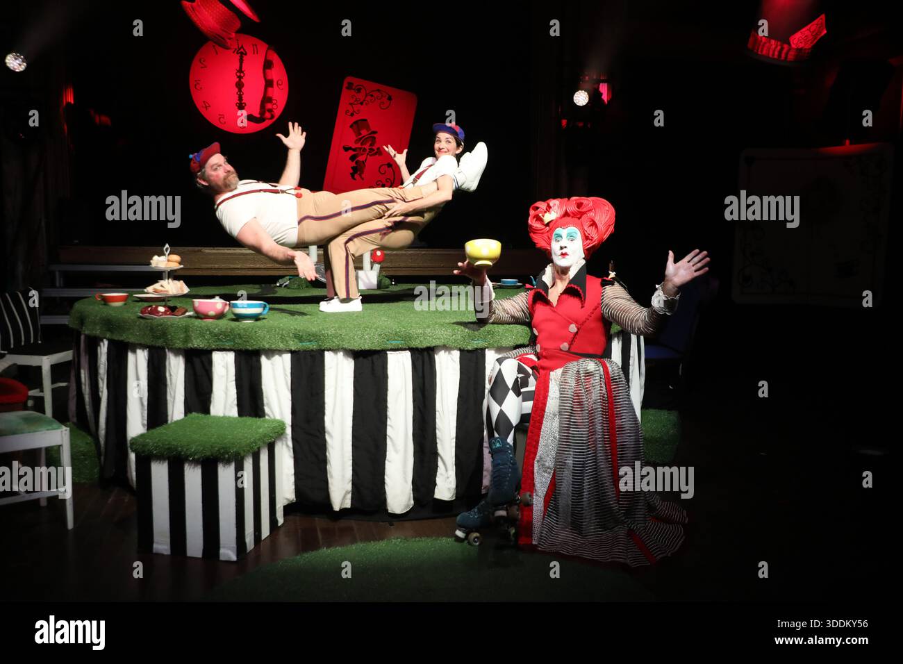 Sydney, NSW, Australia. 2nd January 2026. The cast of MAD HATTER’S TEA ...