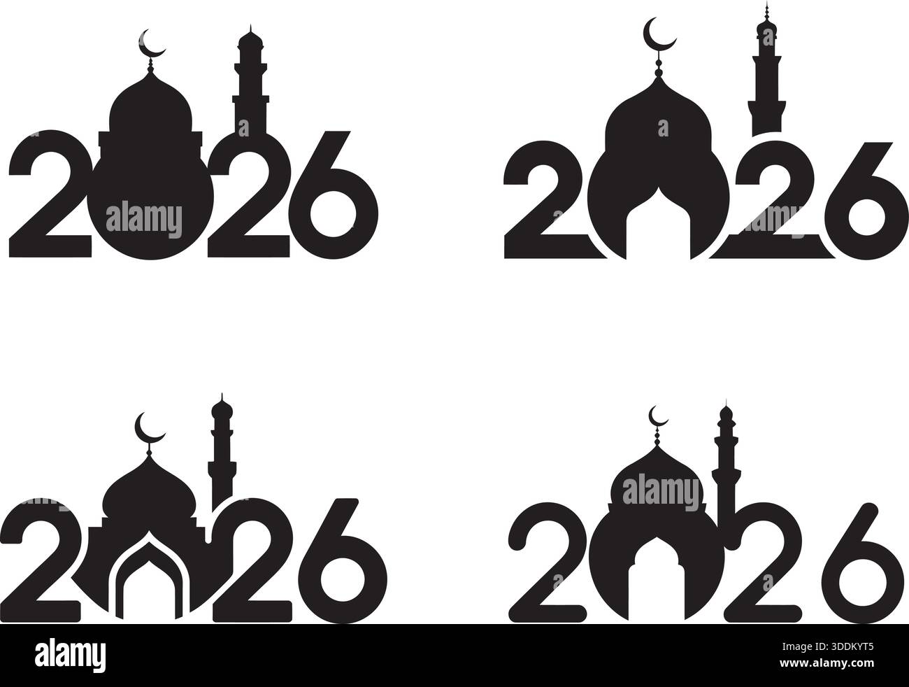 Islamic calendar event Stock Vector Images - Alamy