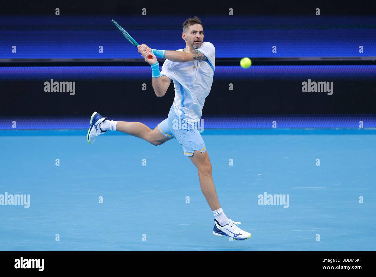 Guido Andreozzi of Argentina in action during the United Cup 2026 day ...
