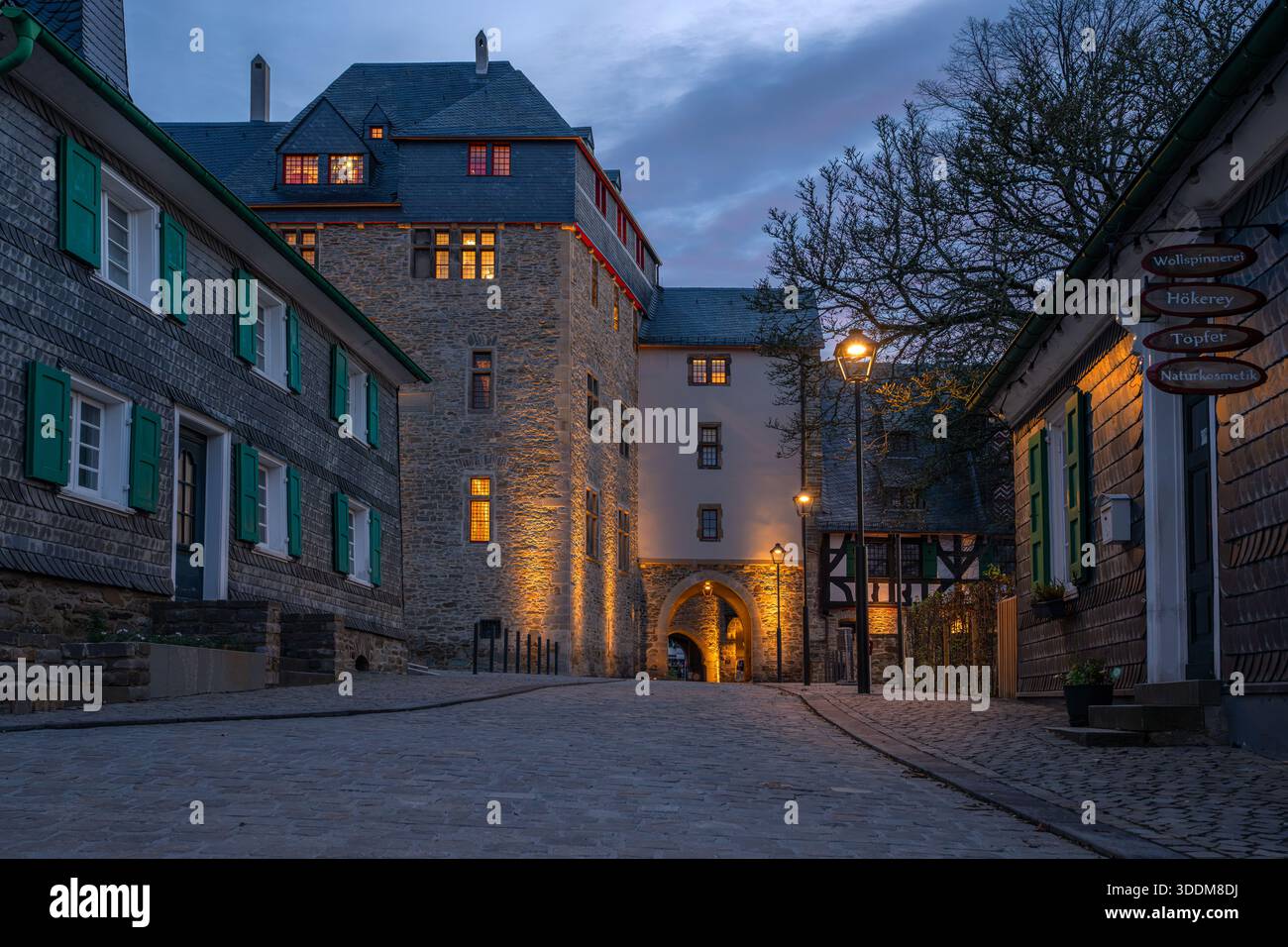 Solingen, Germany - November 12, 2025: Historic castle Burg, landmark ...