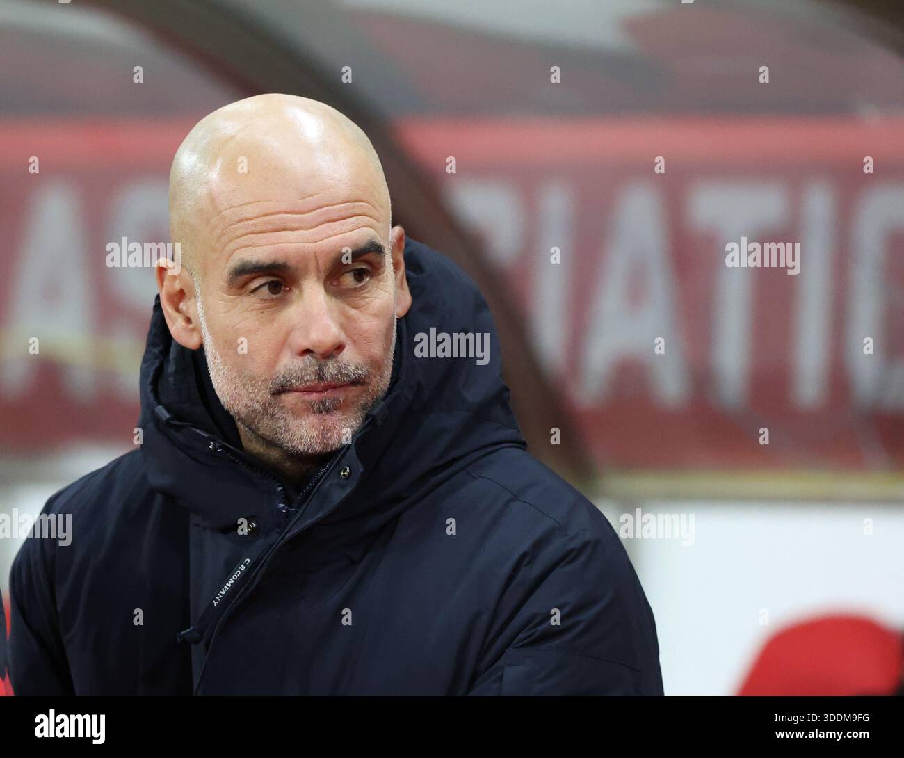 Sunderland, England, 1st January 2026. Pep Guardiola manager of ...