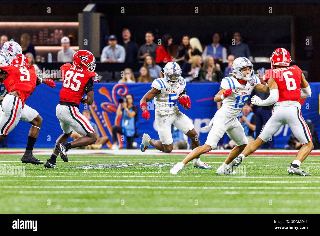 January 01, 2026: Mississippi running back Kewan Lacy (5) runs with the ...