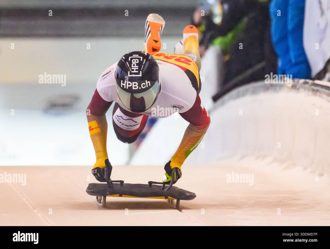02 January 2026, North Rhine-Westphalia, Winterberg: Skeleton: World ...