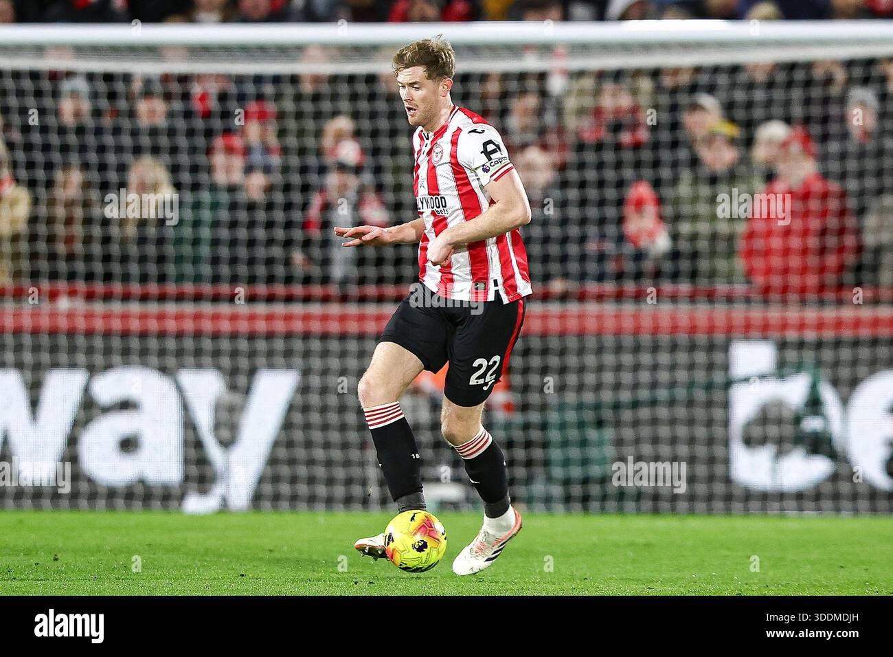 Nathan Collins of Brentford during the Brentford v Tottenham Hotspur ...
