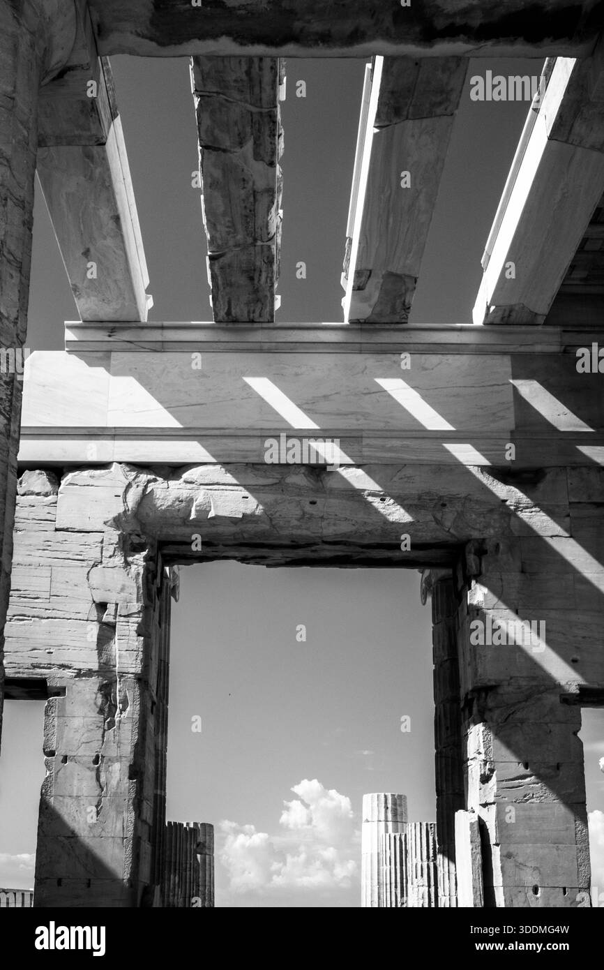 Acropolis structure of ancient Greece Stock Photo - Alamy