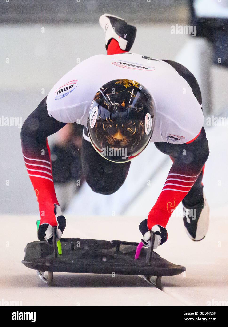 02 January 2026, North Rhine-Westphalia, Winterberg: Skeleton: World ...