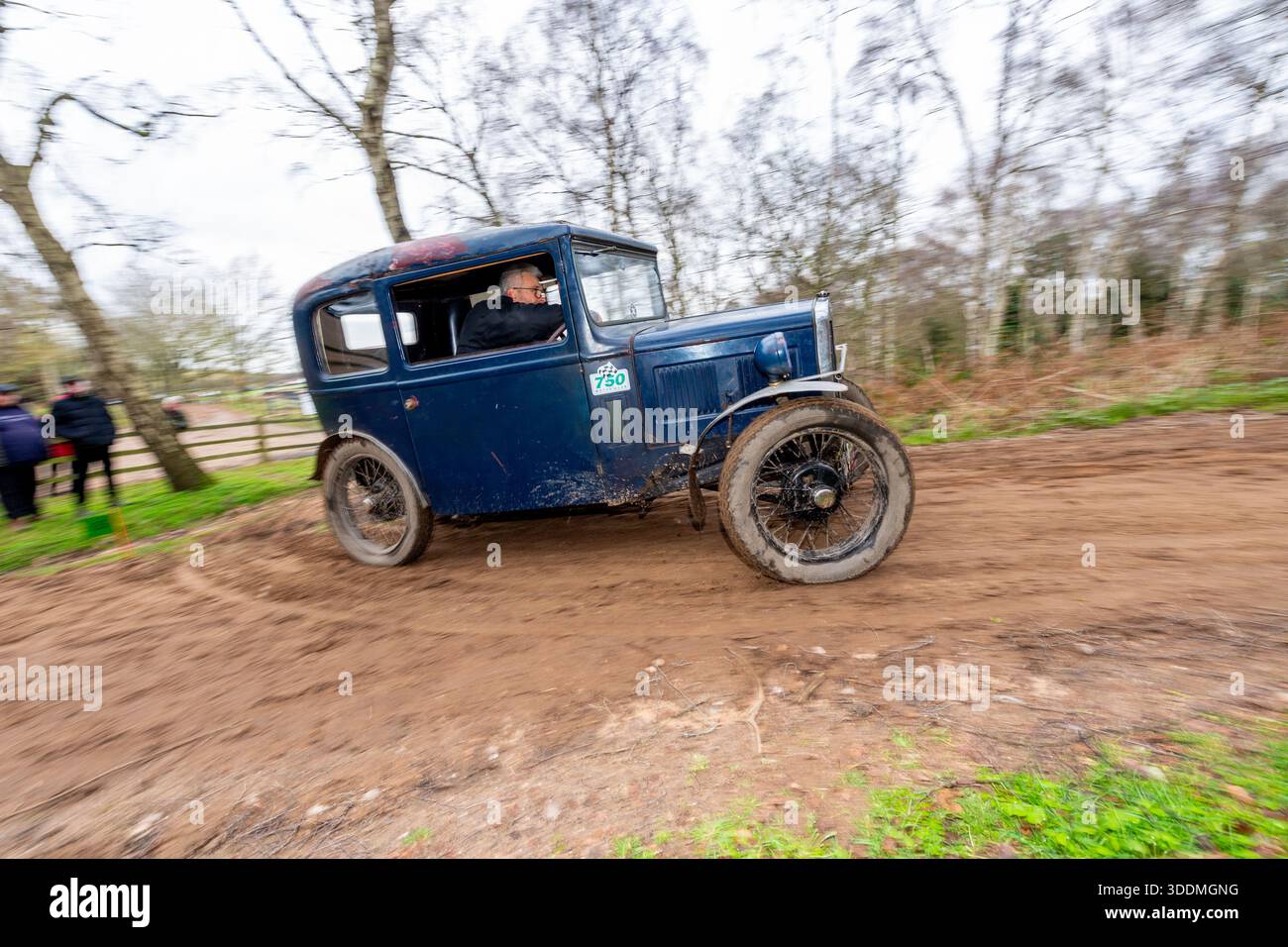 The Pre War Austin 7 car club members taking part in the Dave Wilcox ...