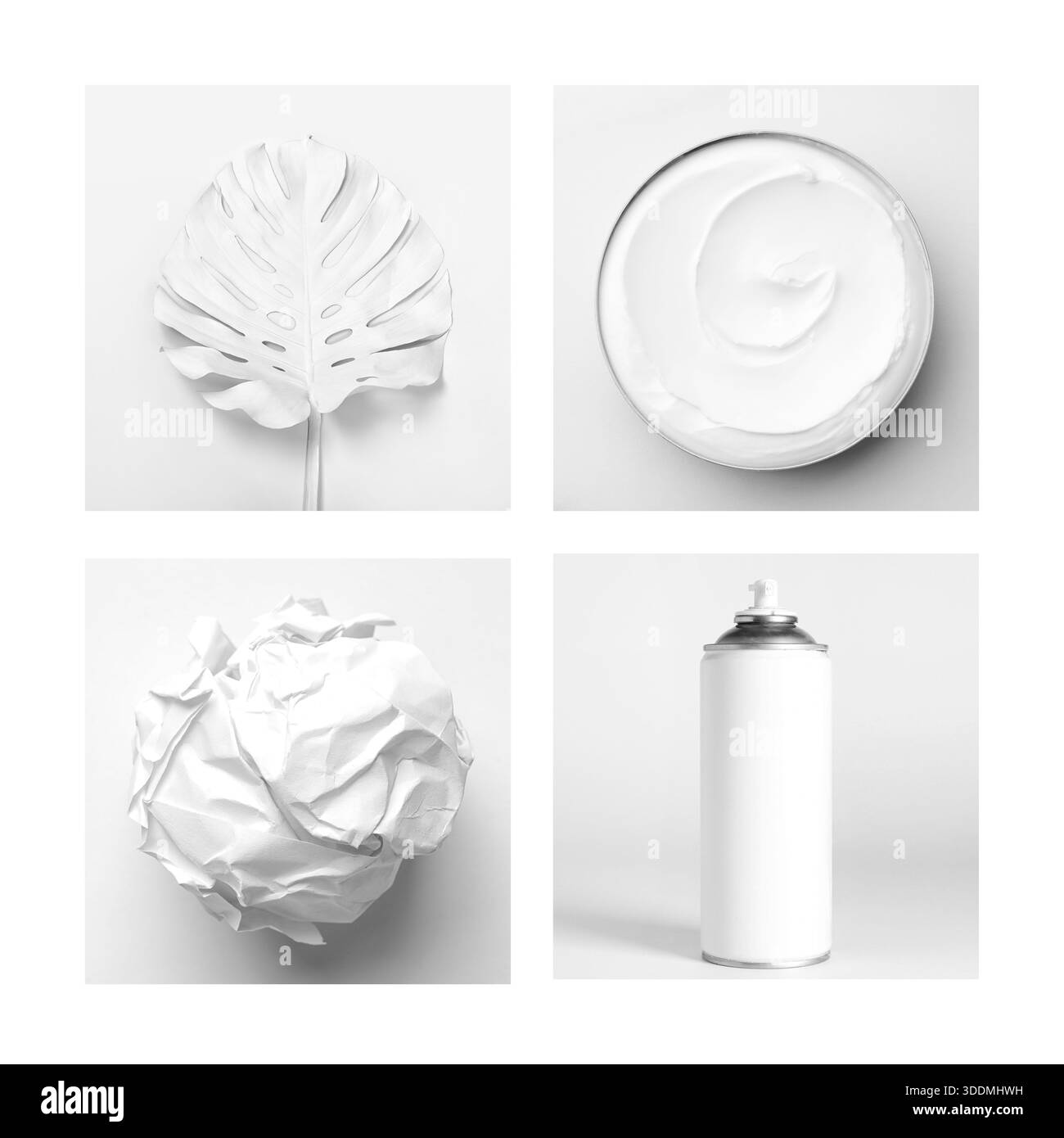 Color of year. Collage with photos in trendy shade on white background ...