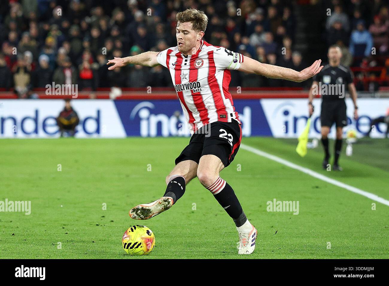 Nathan Collins of Brentford during the Brentford v Tottenham Hotspur ...