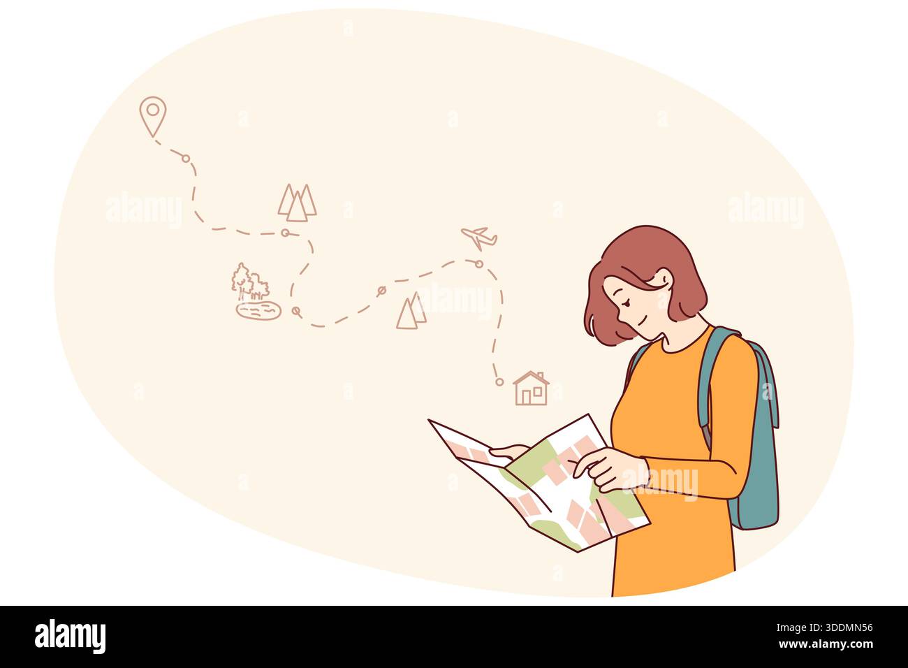 Visiting nature reserves Stock Vector Images - Alamy