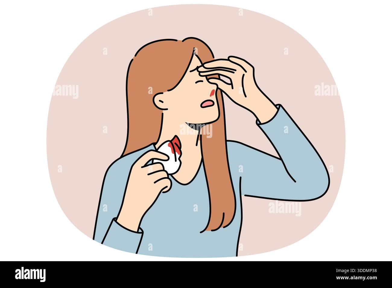 Woman anaemia Stock Vector Images - Alamy