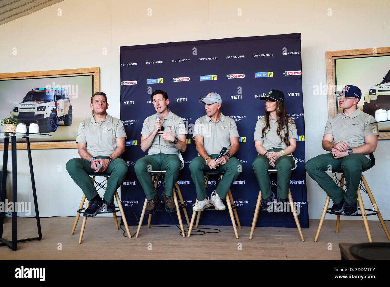 CAMERON Mark, Managing Director of Defender, JAMES Ian, Team Principal ...
