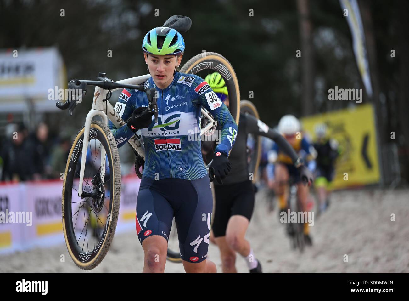 Italian Letizia Borghesi pictured in action during the women's elite ...