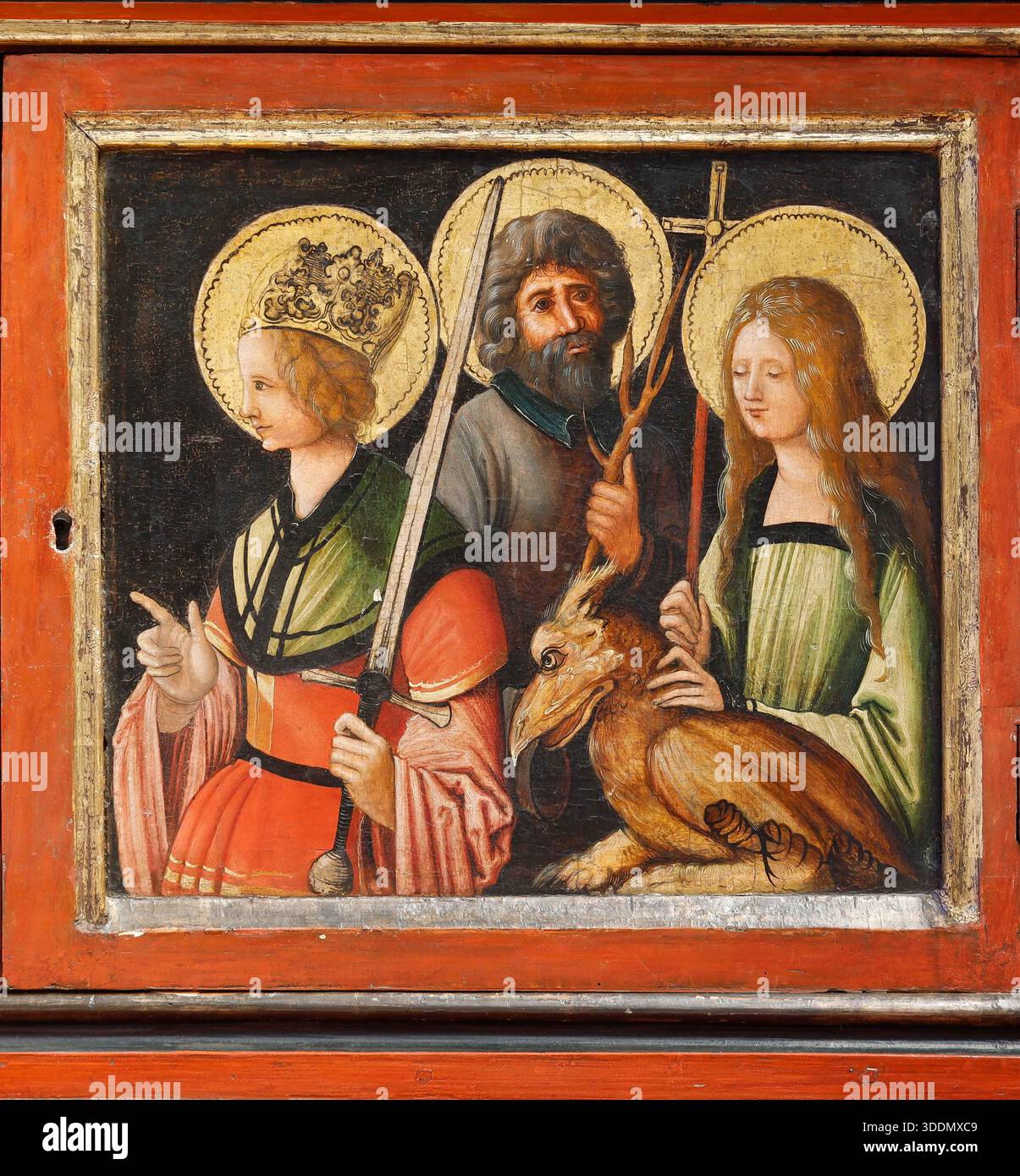 Christian martyr.; Christian martyrs; Fourteen Holy Helpers Stock Photo ...