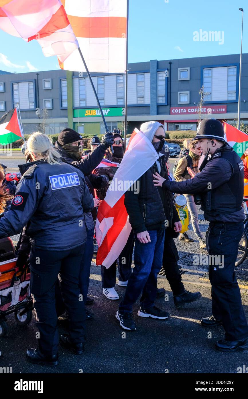 Bristol, UK. 2nd January 2026. Pro Palestine activists march from the ...