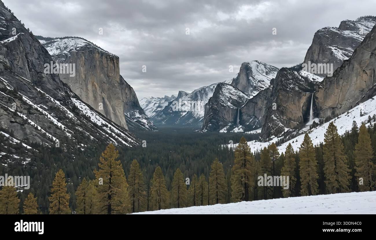 Fog above valley river Stock Vector Images - Alamy