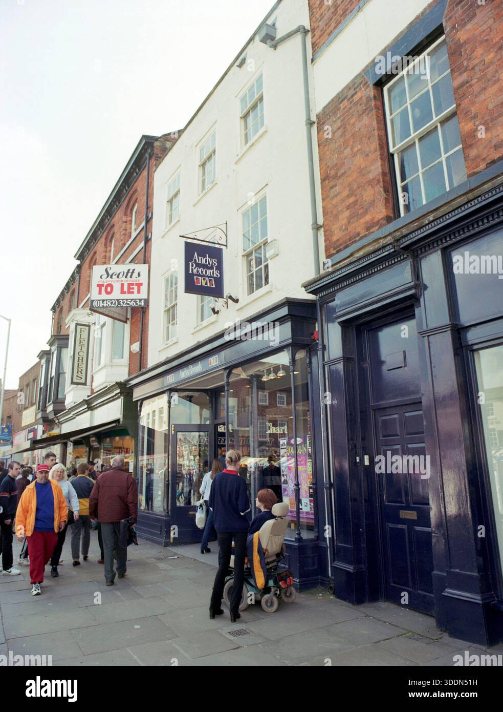 People out shopping in beverley town centre hi-res stock photography ...