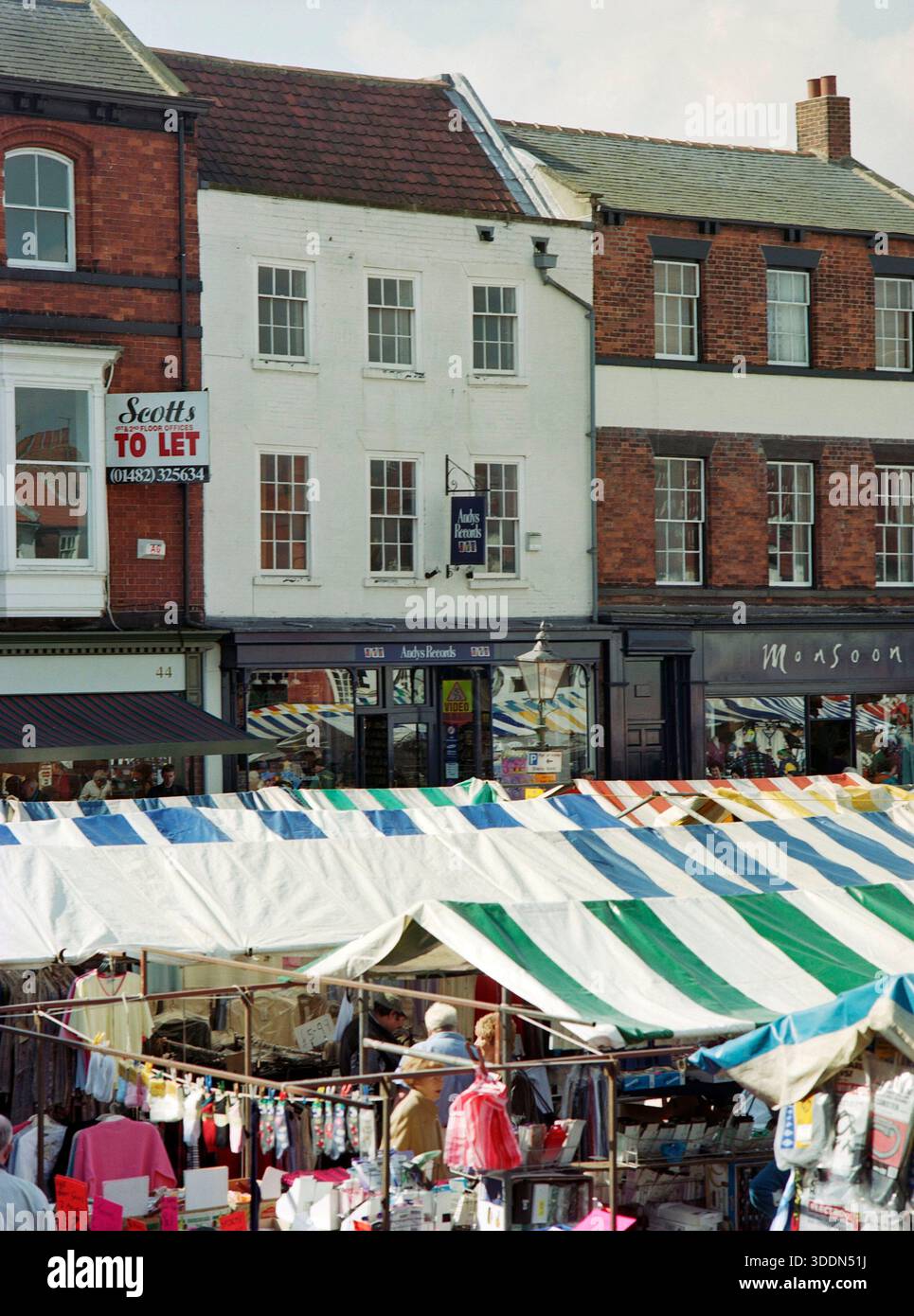 People out shopping in beverley town centre hi-res stock photography ...