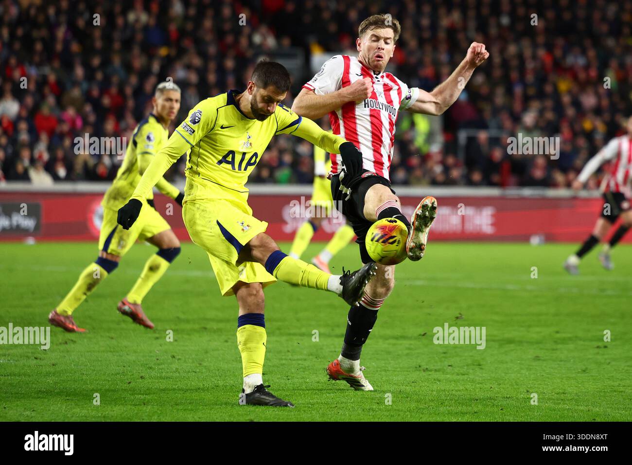London, England, 1st January 2026. Rodrigo Bentancur of Tottenham ...