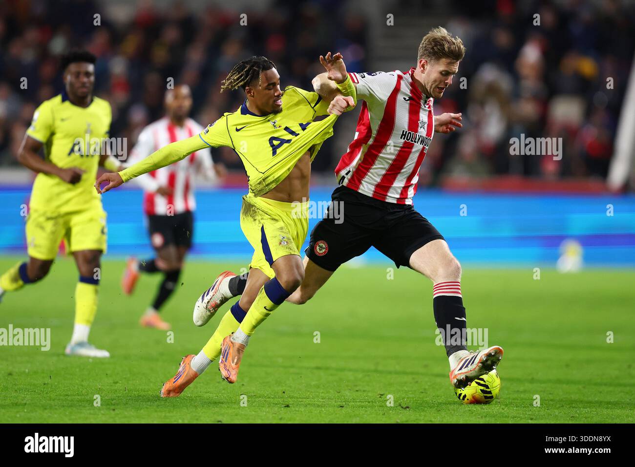 London, England, 1st January 2026. Wilson Odobert of Tottenham Hotspur ...