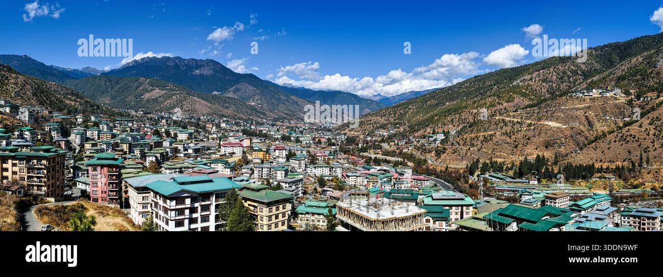 Thimphu bhutan city view hi-res stock photography and images - Alamy