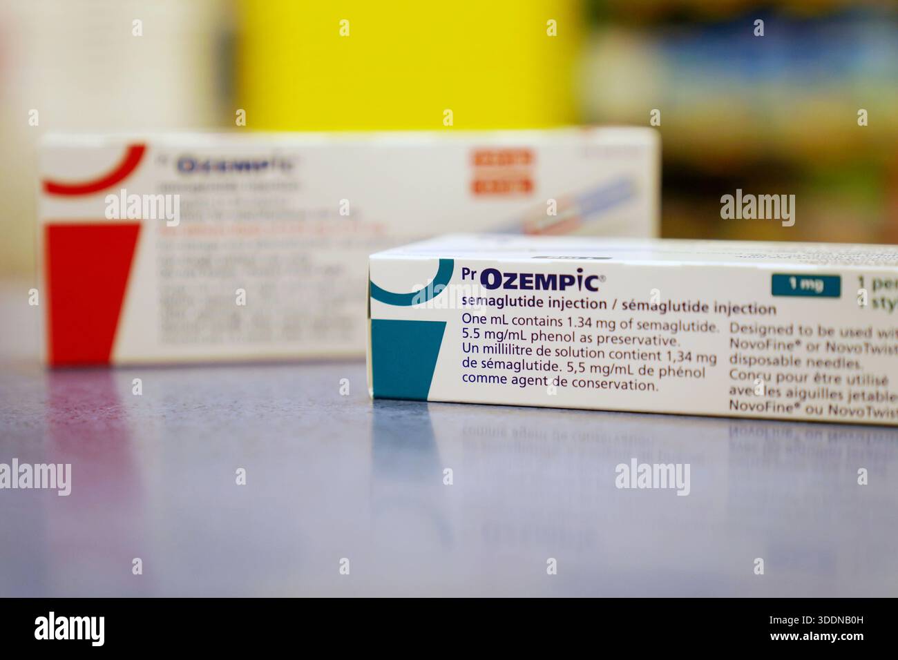 Ozempic is shown at a pharmacy in Toronto on Wednesday, April 19, 2023 ...
