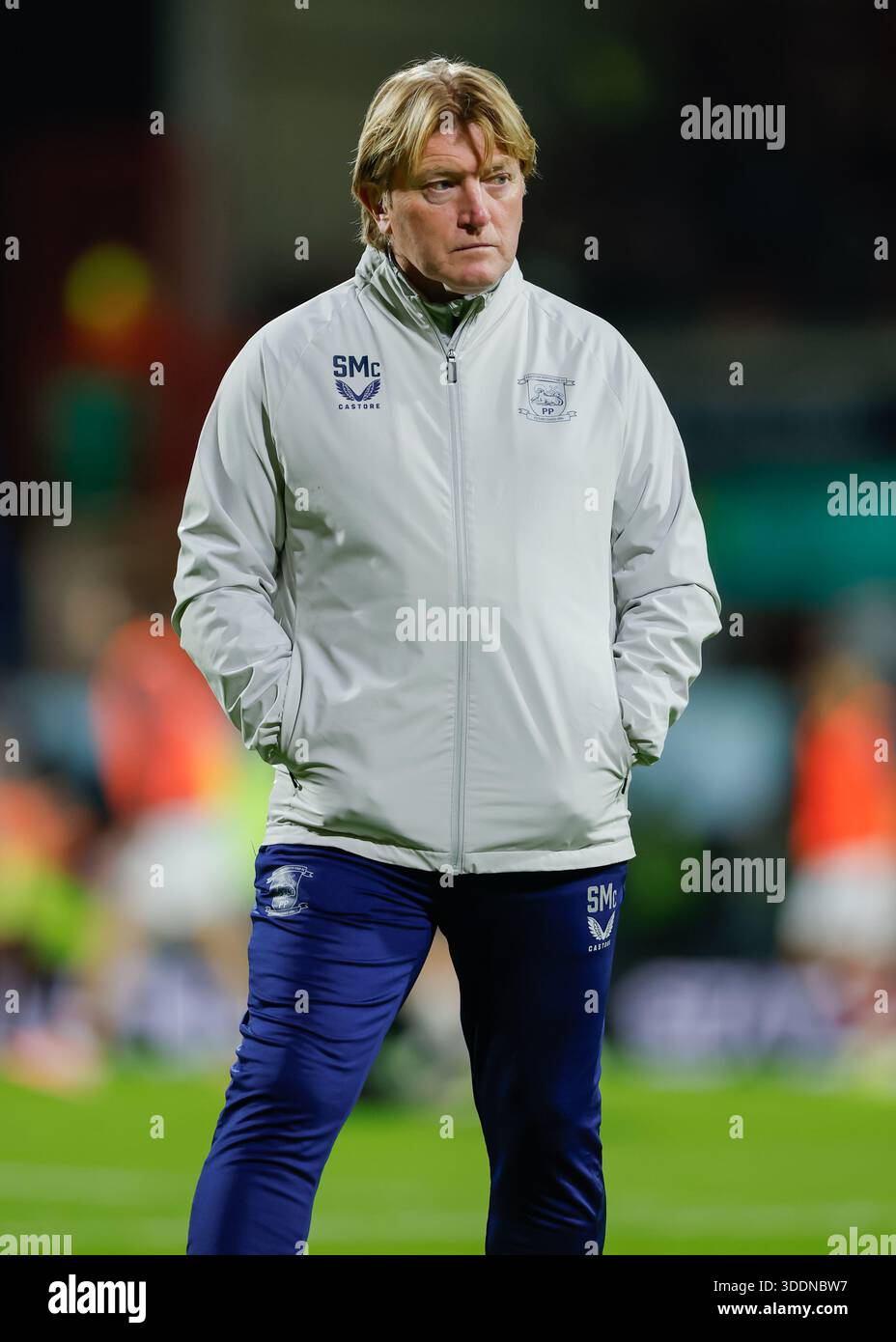 Preston North End assistant Manager Stuart McCall ahead of the Sky Bet ...