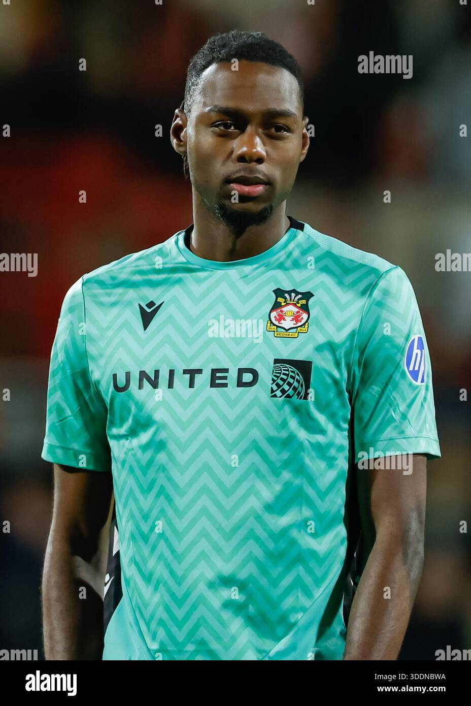 Wrexham goalkeeper Arthur Okonkwo ahead of the Sky Bet Championship ...