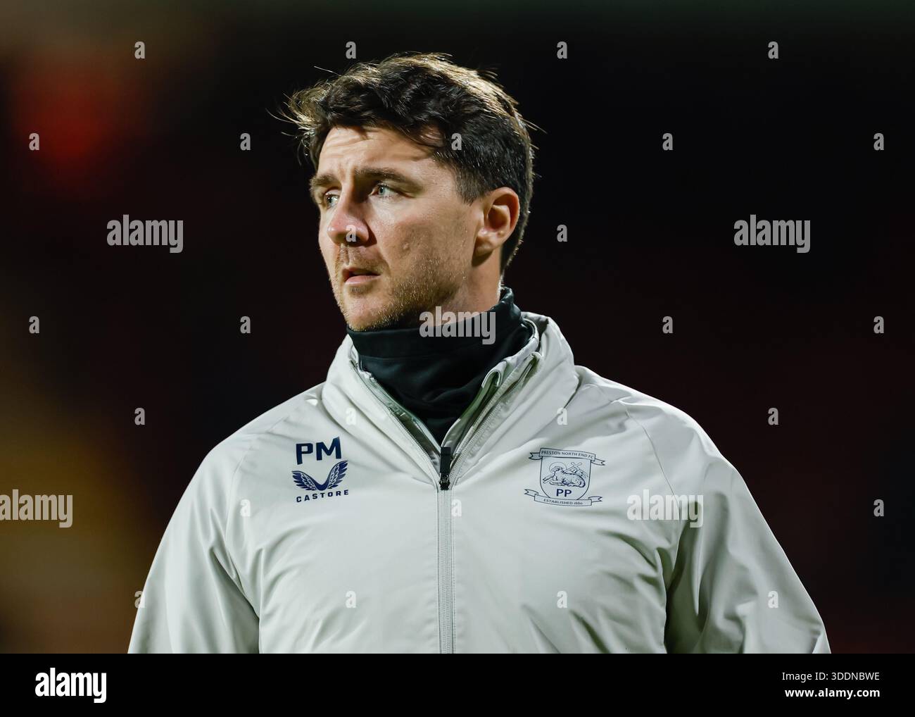 Preston North End coach Peter Murphy ahead of the Sky Bet Championship ...