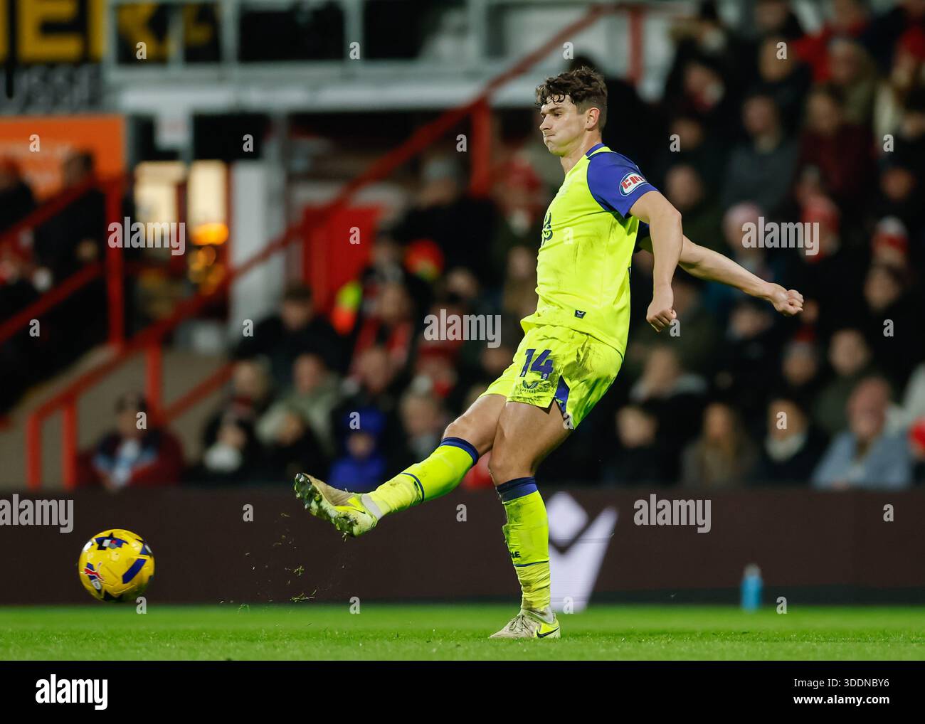 Preston North End's Jordan Storey passes the ball during the Sky Bet ...