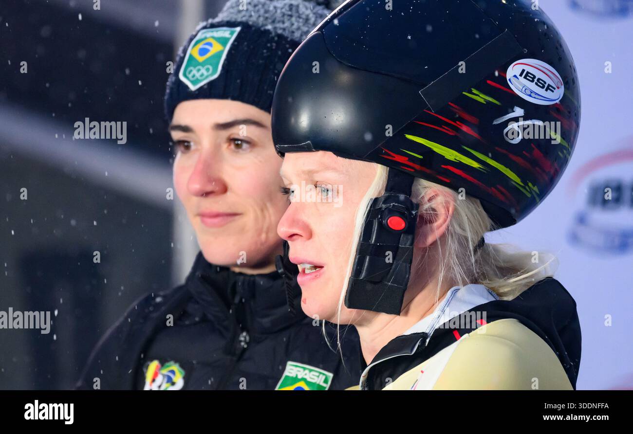 02 January 2026, North Rhine-Westphalia, Winterberg: Skeleton: World ...