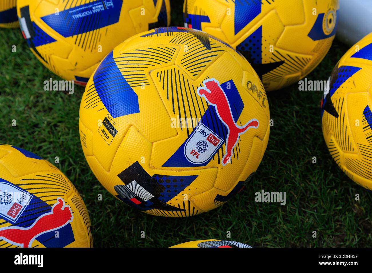 General view of Puma winter match ball during the Sky Bet League 2 ...